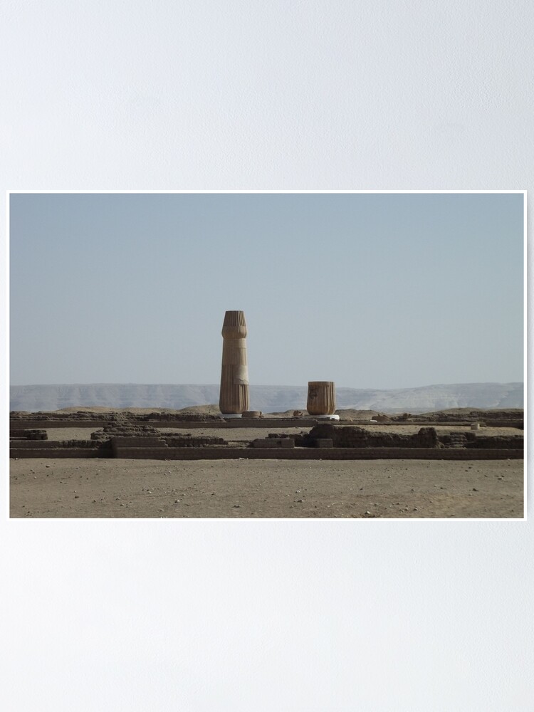 "The Small Aten Temple, Amarna, Egypt" Poster by tedloukes | Redbubble