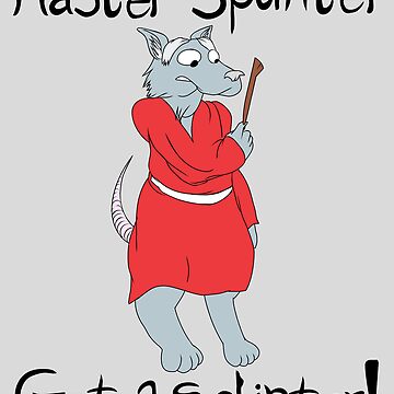 "Master Splinter Design TMNT" Sticker for Sale by Quistlor | Redbubble