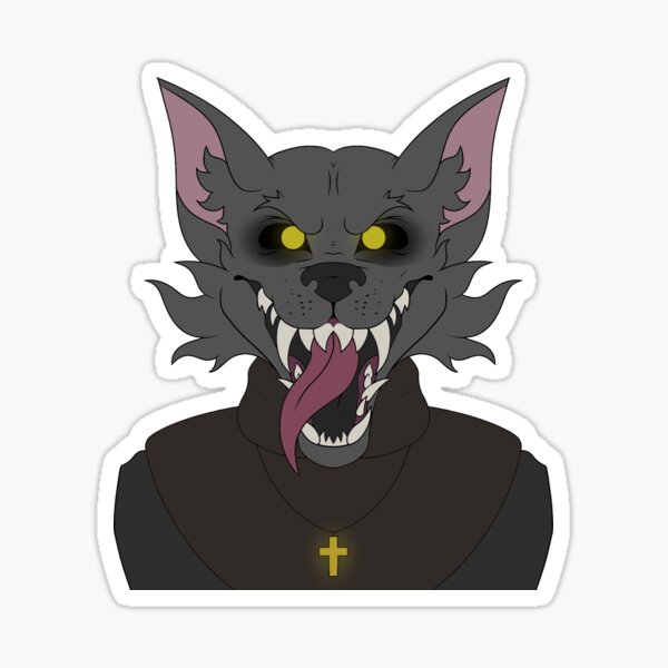 "POWERWOLF inspired " Sticker for Sale by Berk Shart | Redbubble