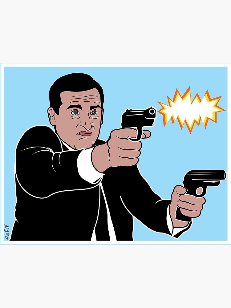 "Agent Michael Scarn-The Office" Poster by etillustrator | Redbubble