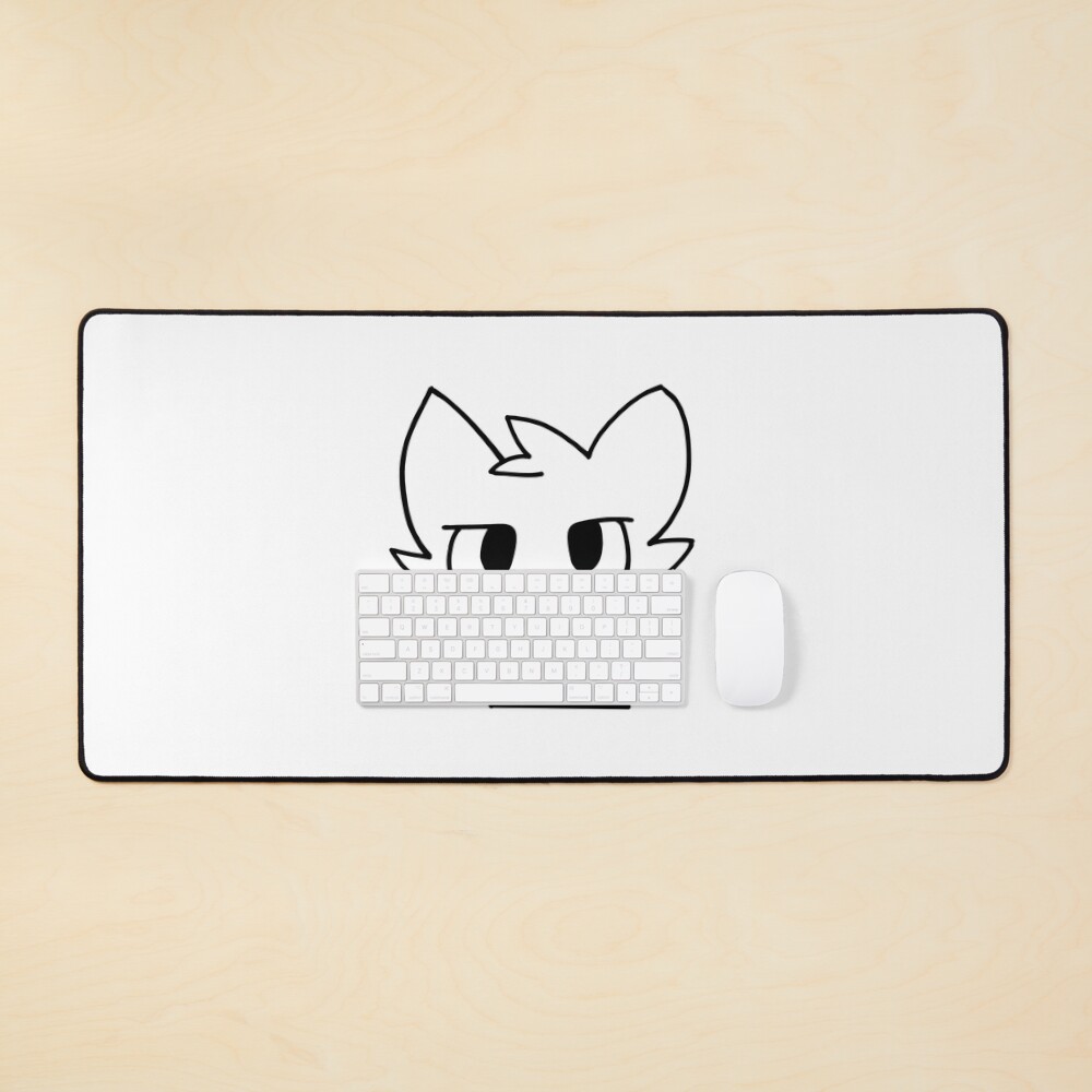 Pegatina con la obra «gato sonrojado» de Chuklenuts | Redbubble