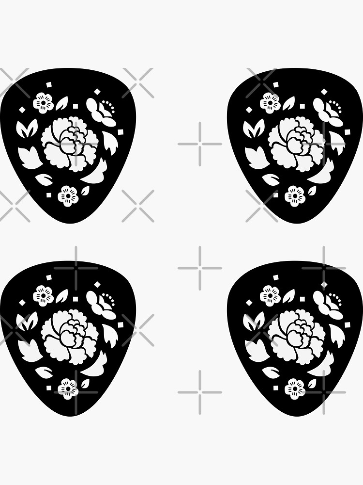 "D-Day guitar pick" Sticker for Sale by nelkrshop | Redbubble