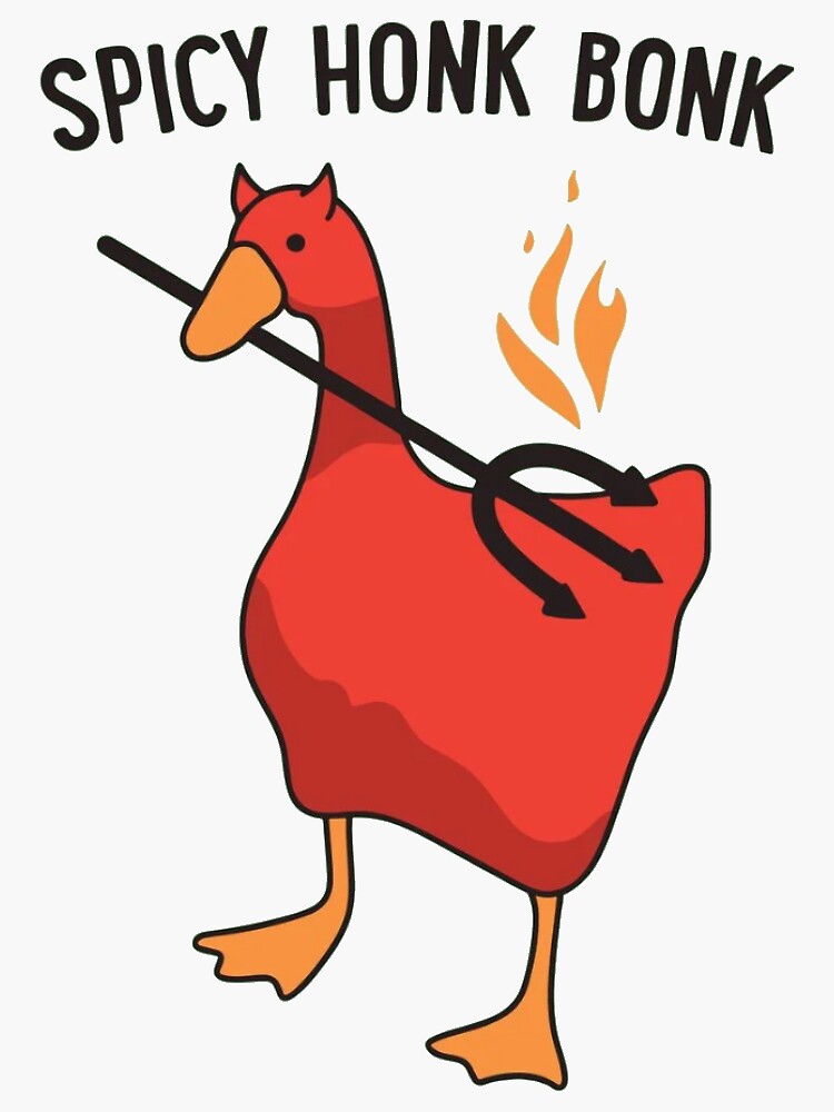 "Devil Goose" Sticker for Sale by starsdesignsco | Redbubble