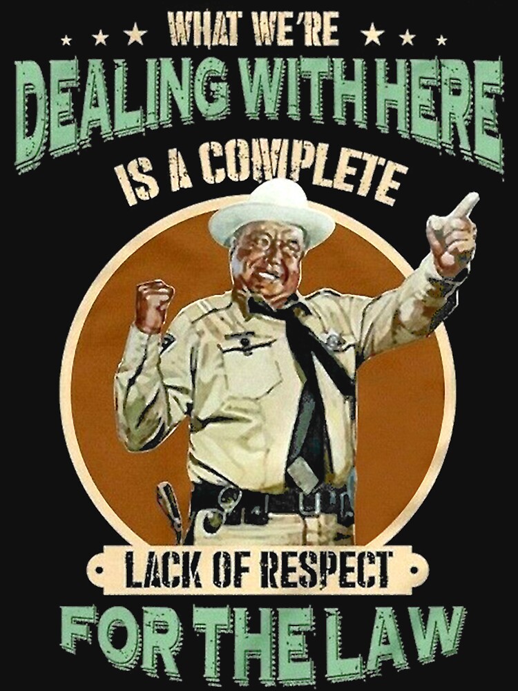 "vintage retro the law Smokey the bandit smile face art" Essential T ...