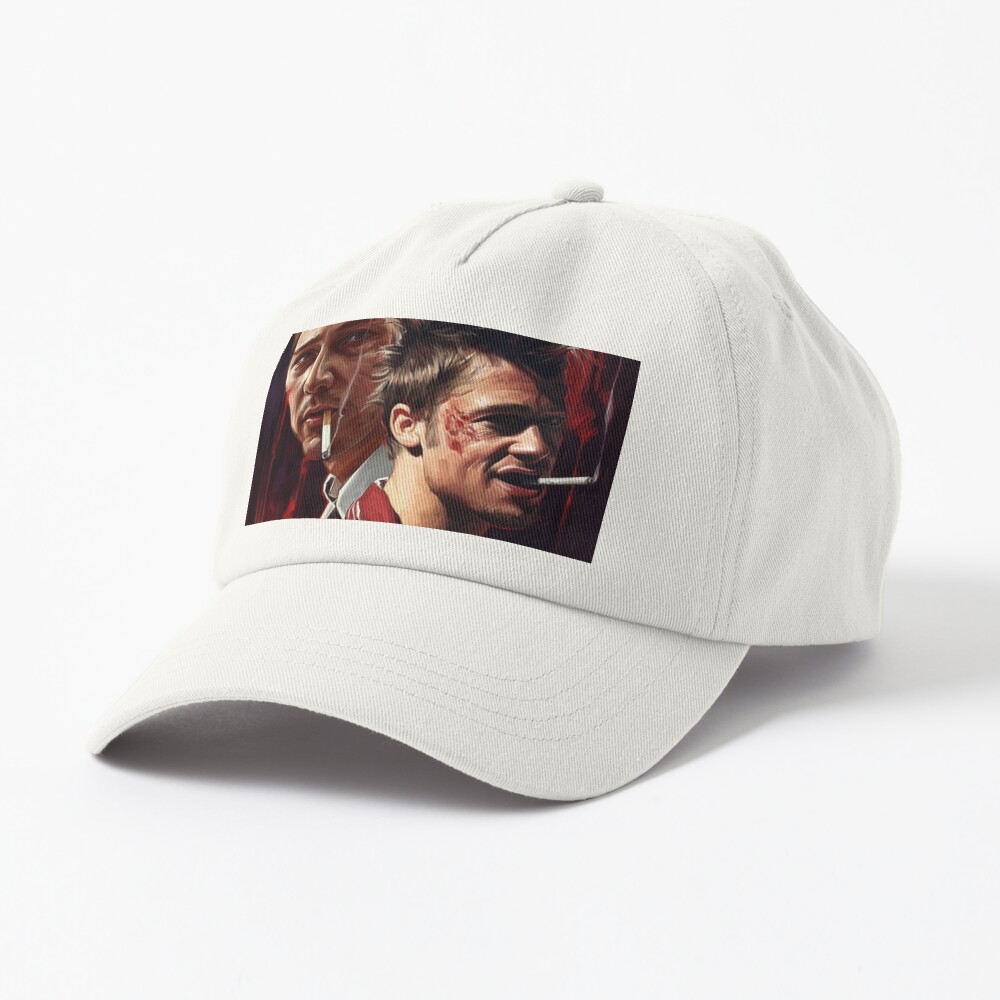 "Fight Club Tyler Durden And The Narrator Smoking Drawing" Sticker for ...