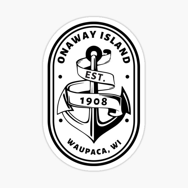 "Onaway Island" Sticker for Sale by nancylynndesign | Redbubble