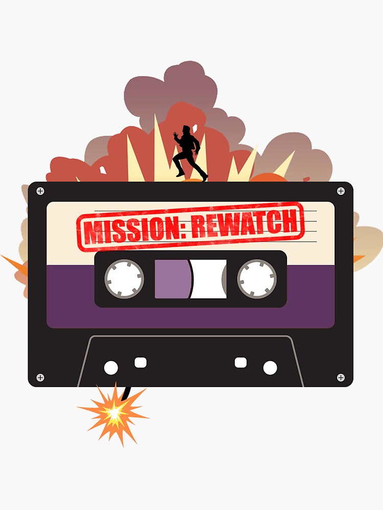 "Mission: Rewatch Logo" Sticker for Sale by PrevRecord | Redbubble