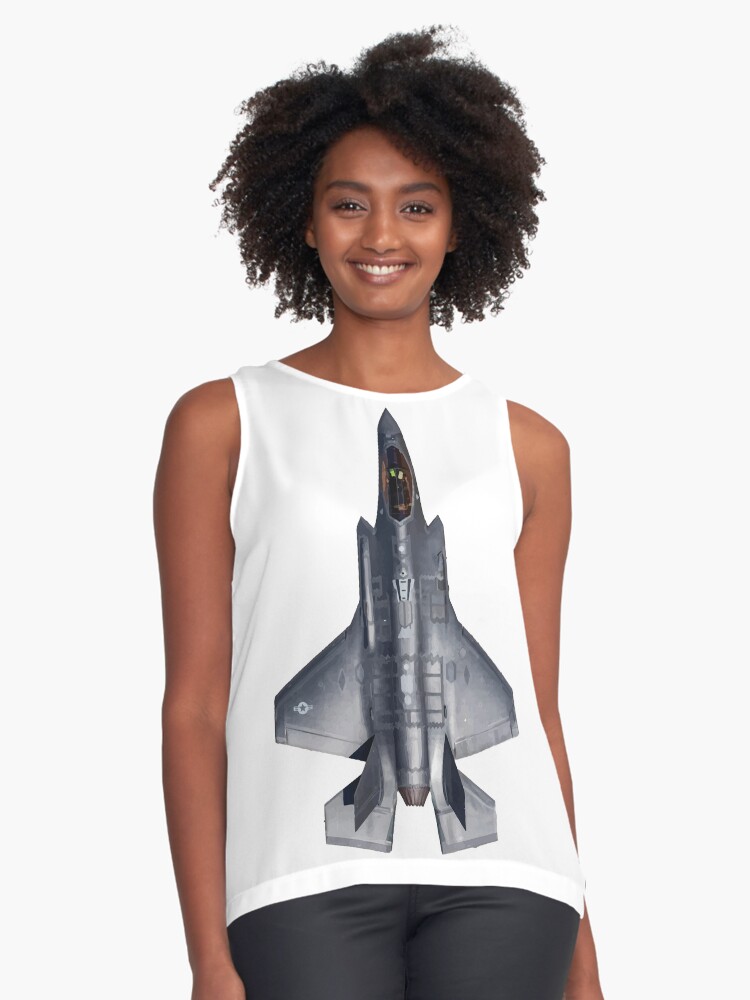 "Lockheed Martin F35 Lightening Fighter Jet top view US Air Force ...