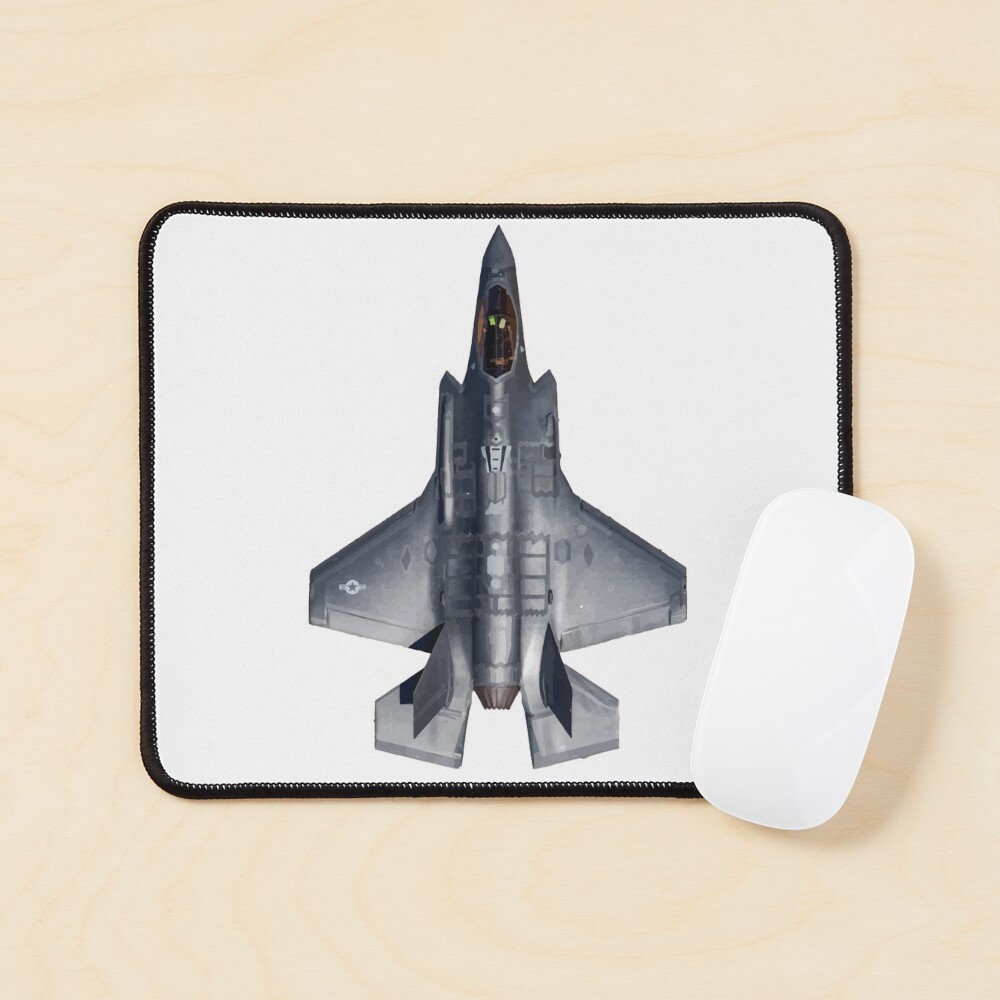 "Lockheed Martin F35 Lightening Fighter Jet top view US Air Force ...