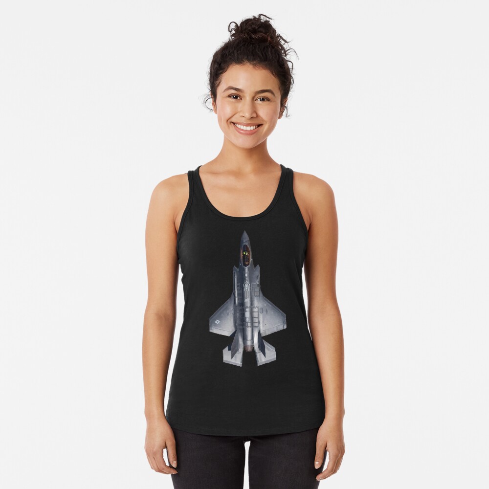 "Lockheed Martin F35 Lightening Fighter Jet top view US Air Force ...