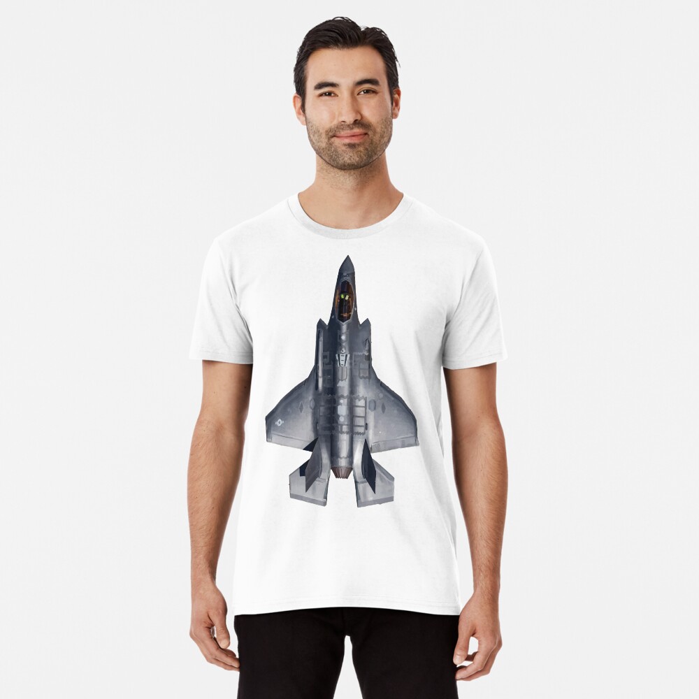 "Lockheed Martin F35 Lightening Fighter Jet top view US Air Force ...