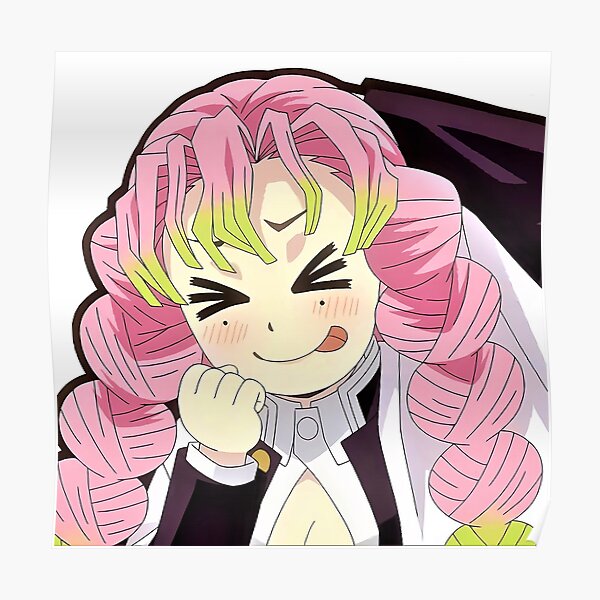 "Mitsuri Kanroji Chibi, Mitsuri Smile Cute, Mitsuri Kanroji, Love ...