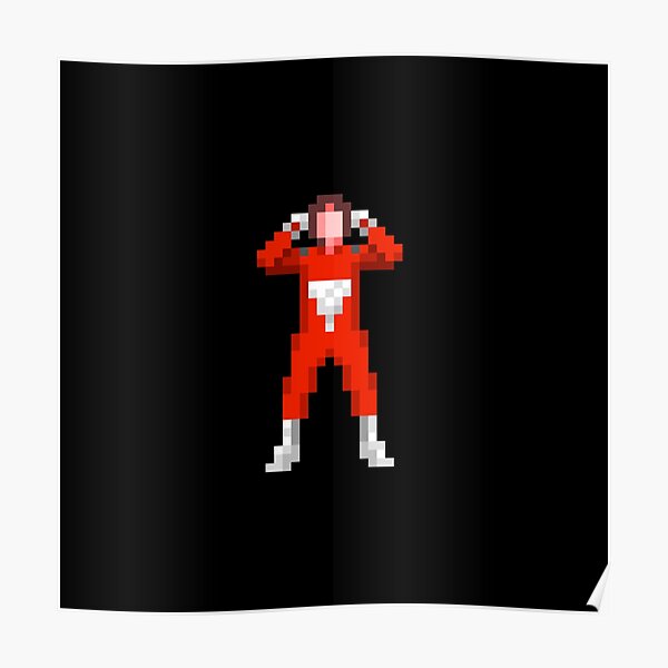 "Mork from Ork 8-Bit Pixel Art" Poster by 8bitpoet | Redbubble