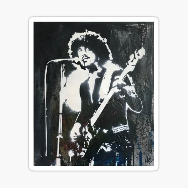 Phil Lynott’" Sticker by kalART82 | Redbubble