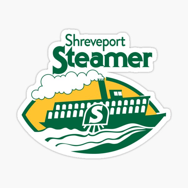 "WFL Shreveport Steamer" Sticker for Sale by cooneytoons | Redbubble