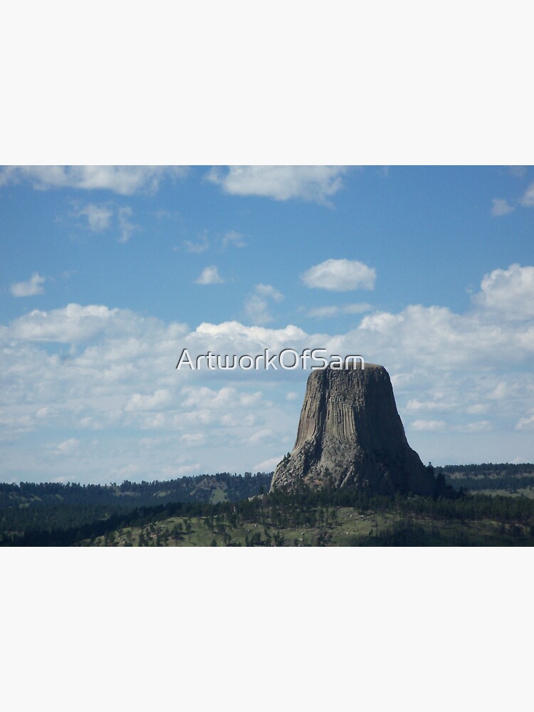 "Devil's Tower National Monument " Sticker by ArtworkOfSam | Redbubble