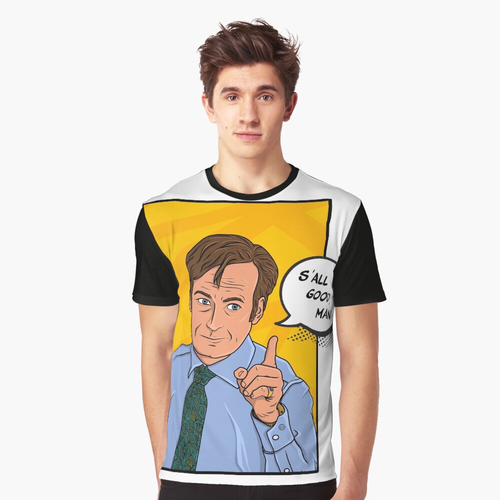 ""S'all Good, Man" Saul Goodman Better Call Saul Comic" Sticker for ...