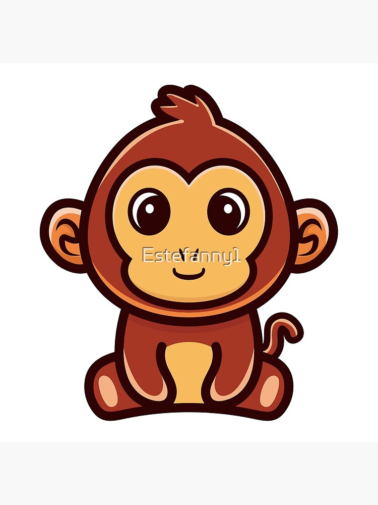 Monkey Smiling Cartoon