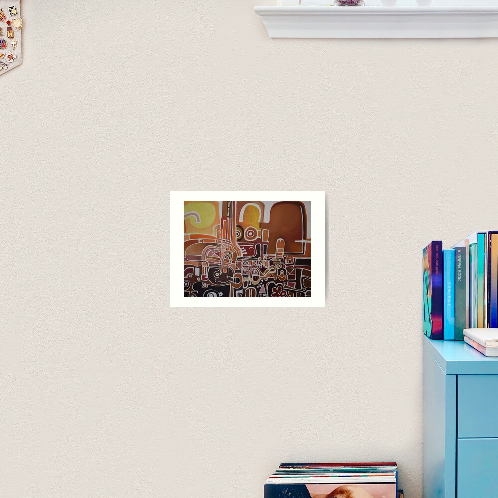 "Abstract Autumn Landscape by Colin Fifield" Framed Art Print for Sale ...