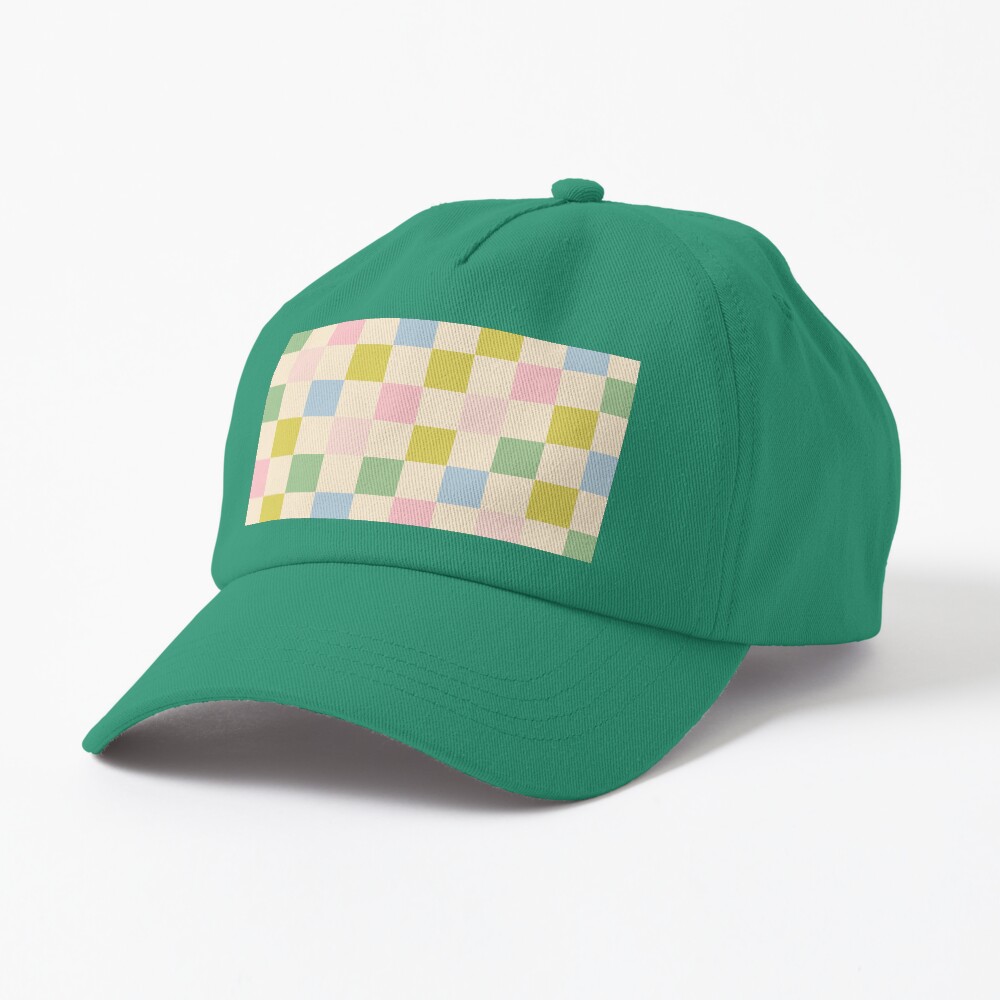"Checkered Pattern Pastel Blue Green Pink" Sticker for Sale by ...