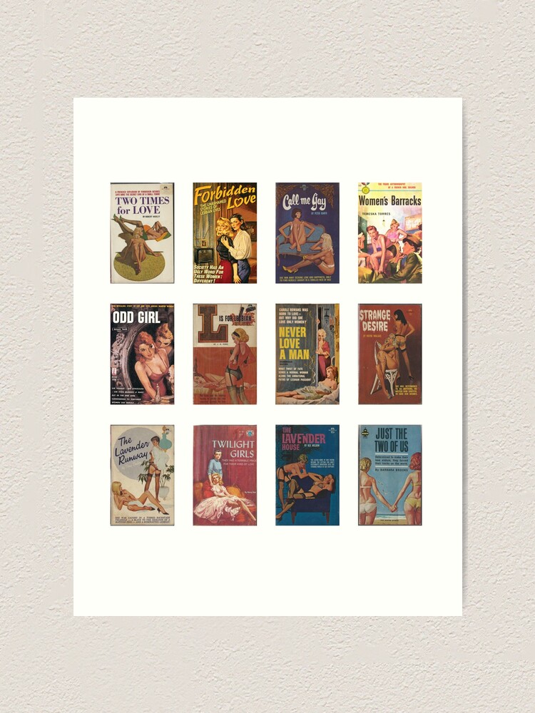 "Lesbian Pulp" Art Print for Sale by Sunnysapphic | Redbubble