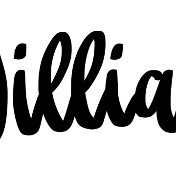 "WILLIAM" Sticker for Sale by ellietography | Redbubble