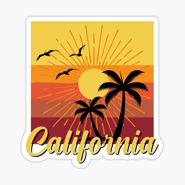 "California Design" Sticker for Sale by VelvetRoom | Redbubble