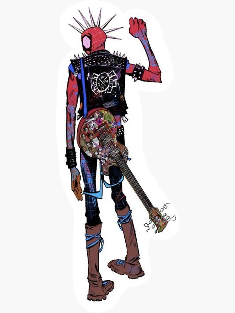 "spider punk sticker" Sticker for Sale by Toni C | Redbubble