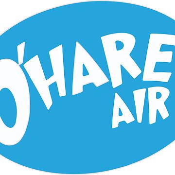 "O'Hare Air - The Best Bottled Air" Sticker by sickapparel91 | Redbubble