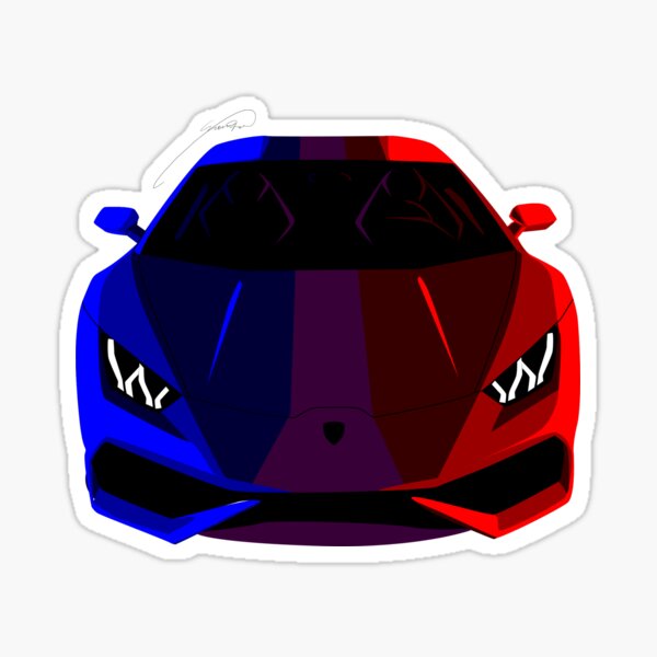 Lamborghini Huracan Stickers | Redbubble