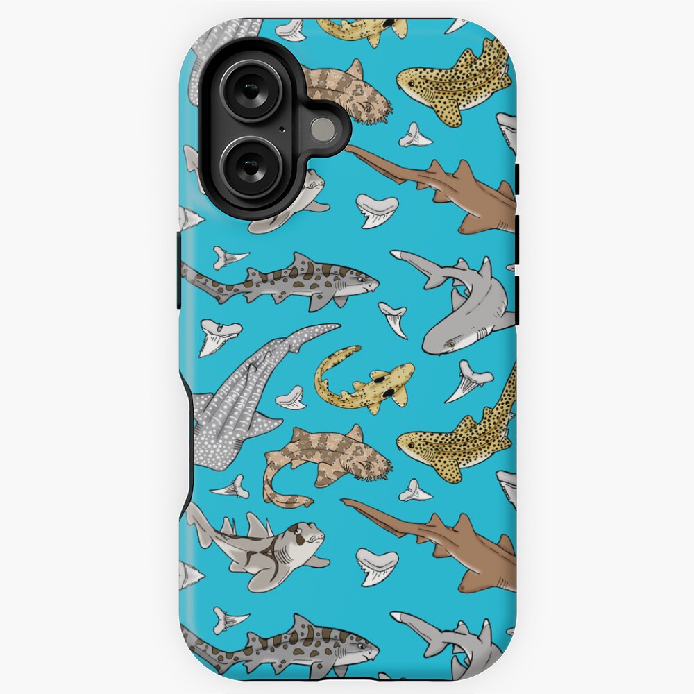 "Shark Pattern" Sticker for Sale by sharkbait83 | Redbubble