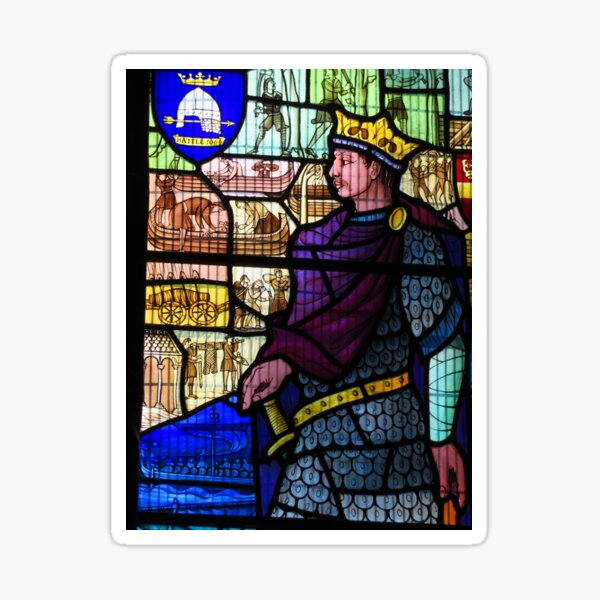"King Harold of England" Sticker for Sale by wiggyofipswich | Redbubble