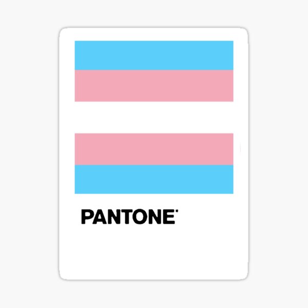 "Trans Pantone" Sticker for Sale by ArtivistsCave | Redbubble