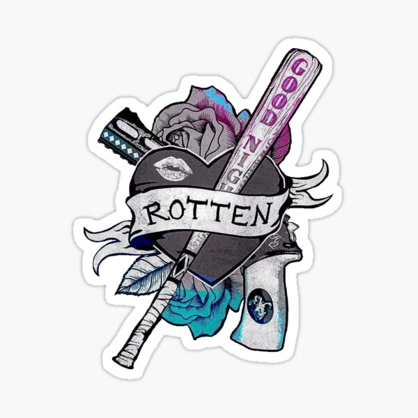 "Harley “Rotten”" Sticker for Sale by 1Creative-Name | Redbubble