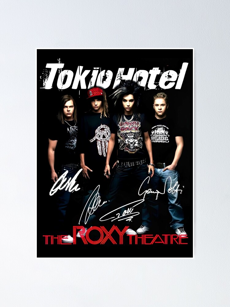 Tokio Hotel Banda Pop Rock Póster, Tokio Hotel Miembros, Fan Regalo ...