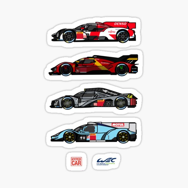 "WEC Le Mans Hypercar" Sticker for Sale by Adhika Seta Pratama | Redbubble