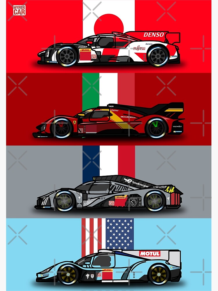 "WEC Le Mans Hypercar" Poster for Sale by Adhika Seta Pratama | Redbubble