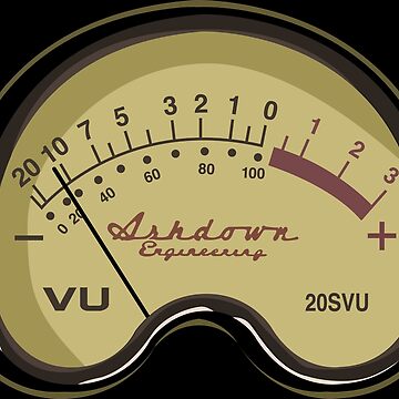 "Vintage Technics VU Meter" Sticker for Sale by boec gear | Redbubble