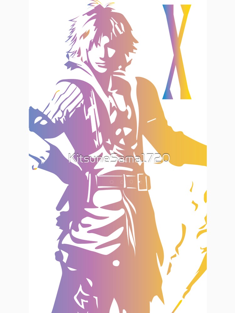 "Tidus FFX Logo color graphic" T-shirt for Sale by KitsuneSama1720 ...