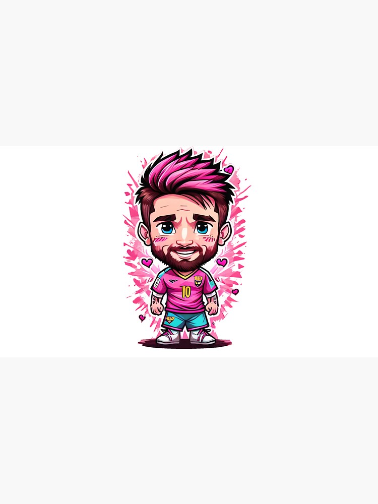 Lionel Messi caricature chibi cute drawing of Messi Cap sold by George ...