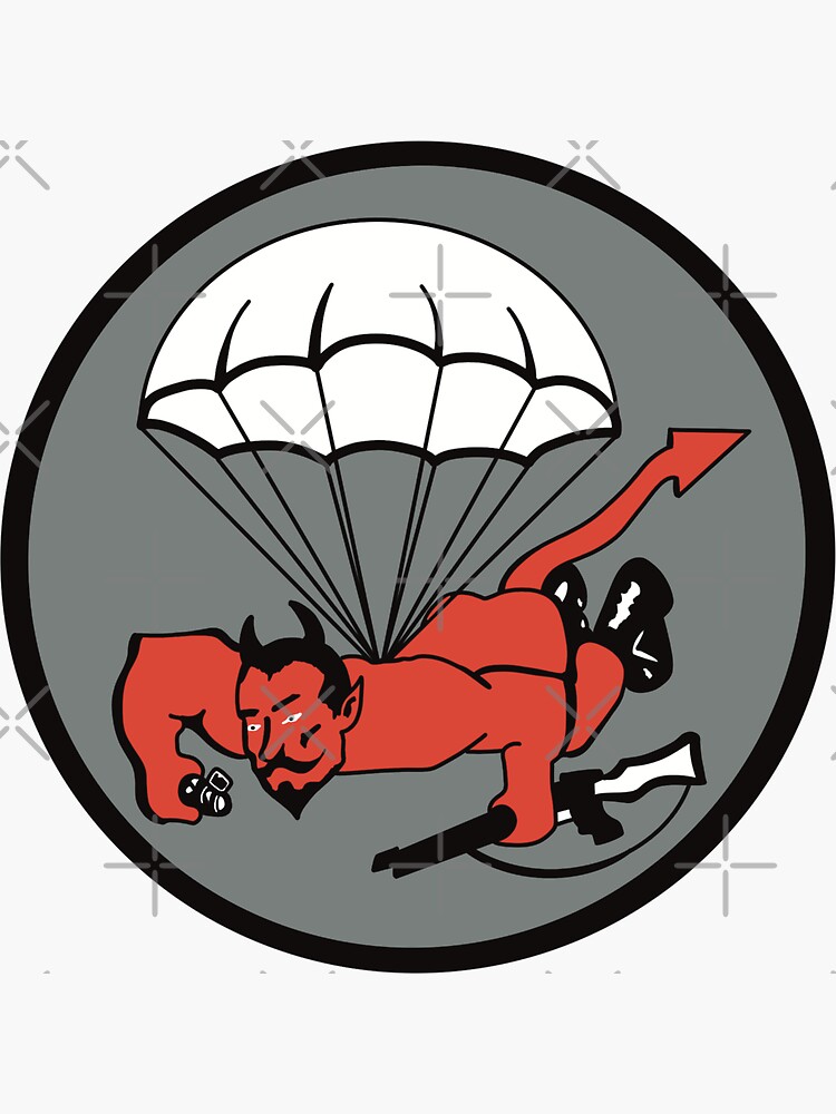 "508th PIR 'fury From the Sky'" Sticker for Sale by WW2-Wayfinder ...