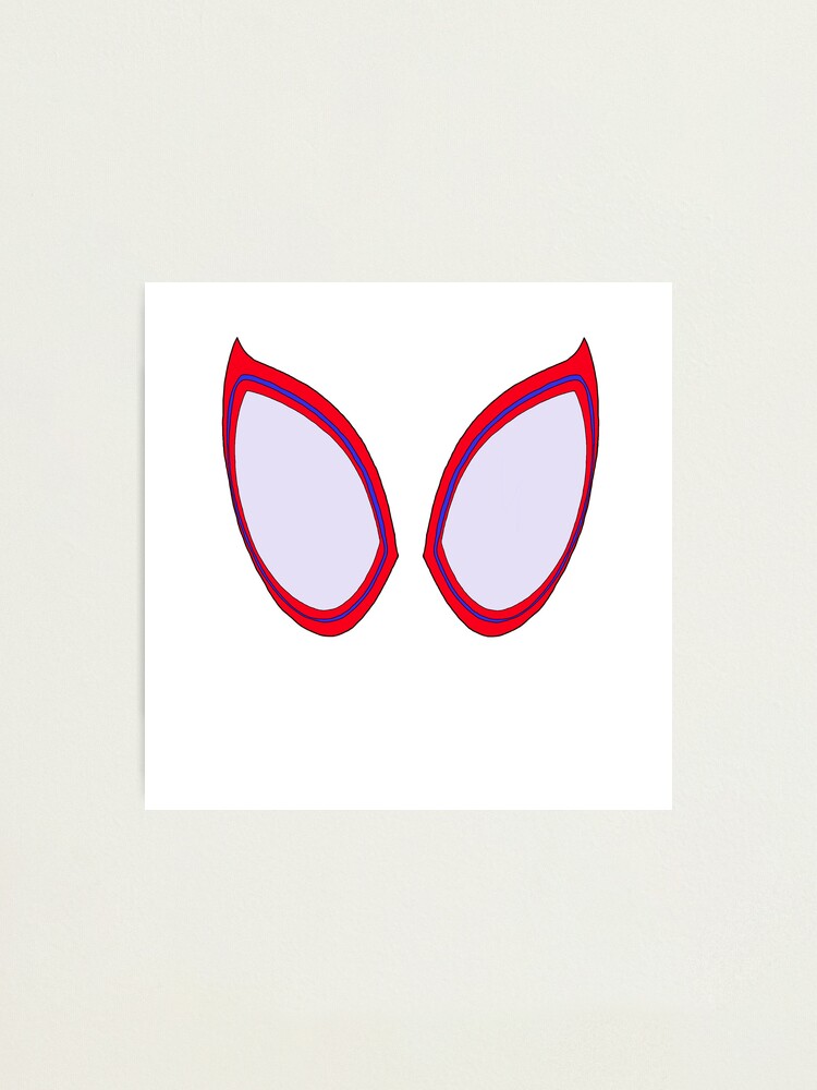 "Miles Morales Mask Eyes" Photographic Print for Sale by ...