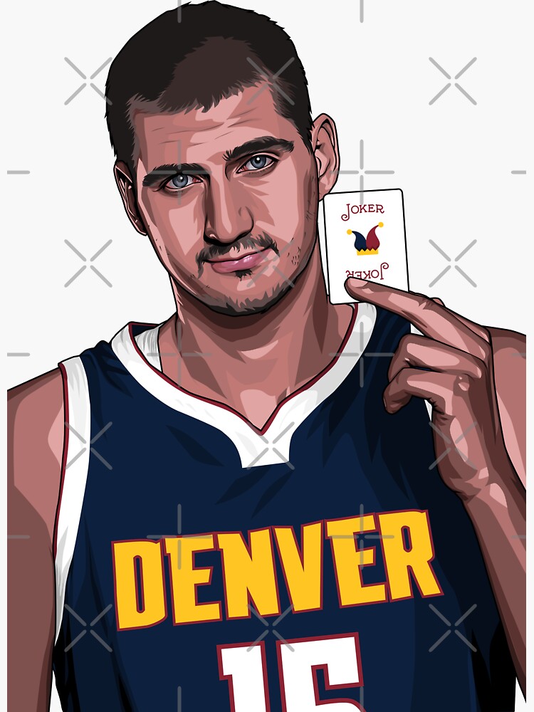"Nikola Jokic " Sticker for Sale by originartwear | Redbubble