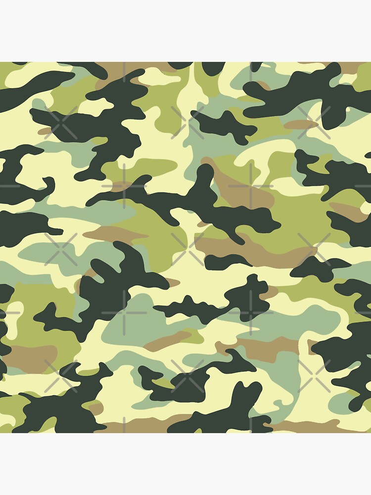 "Cool Custom Color Woodland Style Camo Texture - Repeating Tiled ...