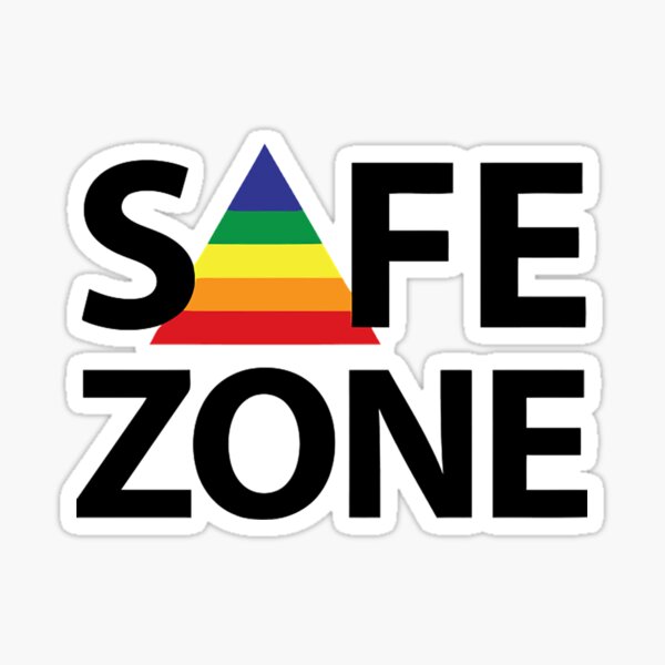 "Safe Zone" Sticker for Sale by tiendichvuu | Redbubble