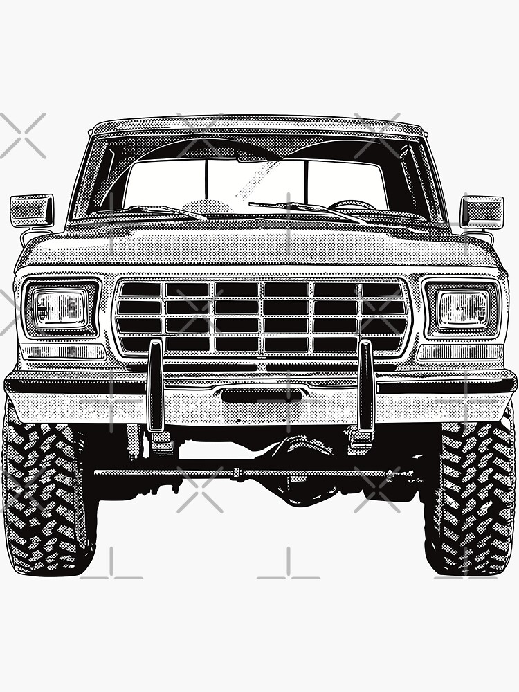 "1979 F-350 Ranger" Sticker for Sale by Prismadp | Redbubble