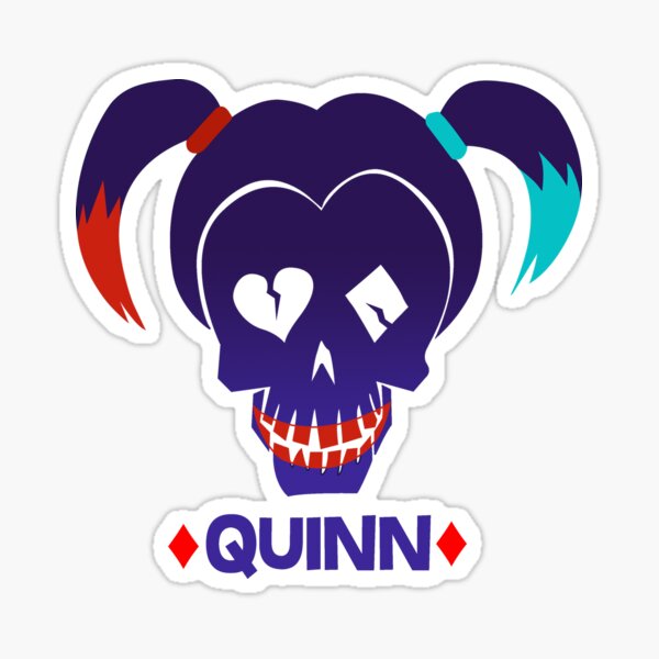 "Quinn skull" Sticker for Sale by MadSprout | Redbubble