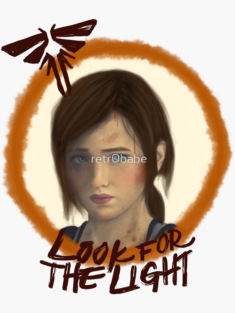 "Look For The Light" Sticker by retr0babe | Redbubble