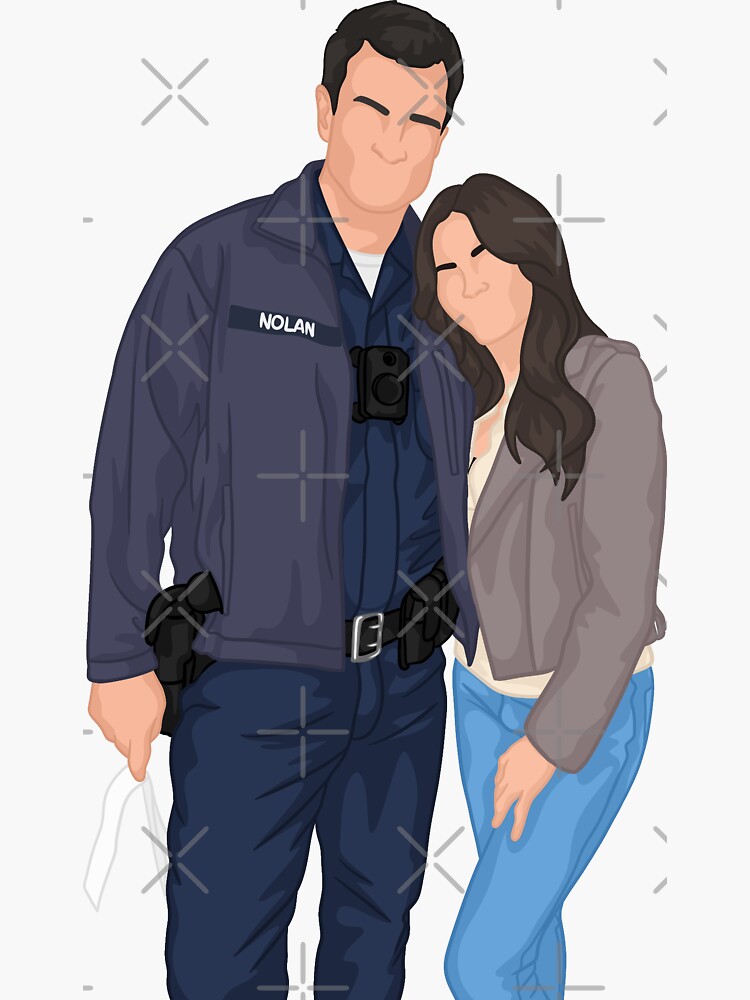 "Nolan and Bailey | The Rookie" Sticker for Sale by icantdrawfaces ...