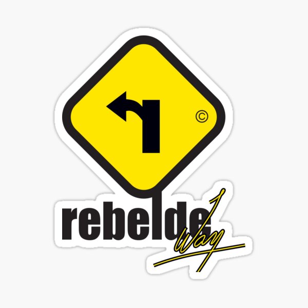 Pegatina for Sale con la obra «camino rebelde» de Vale-tvseries | Redbubble
